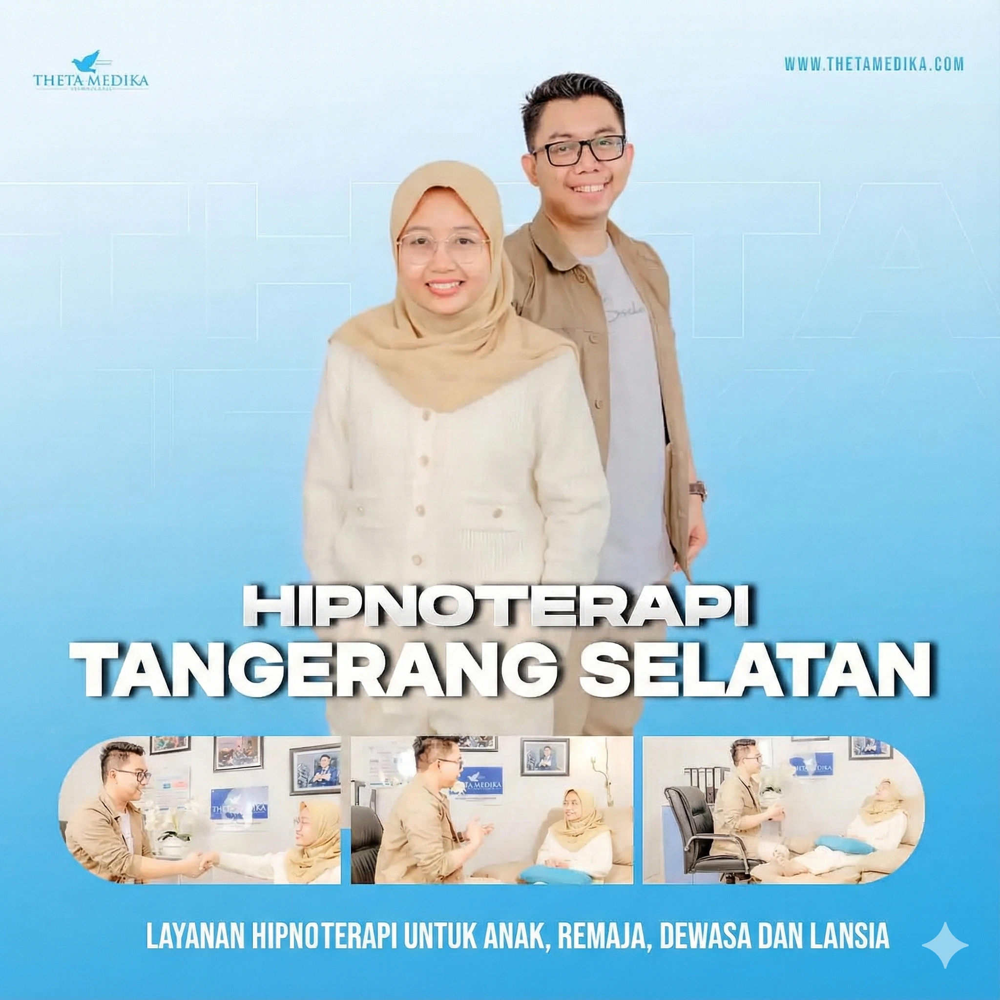 Hipnoterapi Tangerang Selatan Terbaik Tingkat Kepuasan 100% - THETA